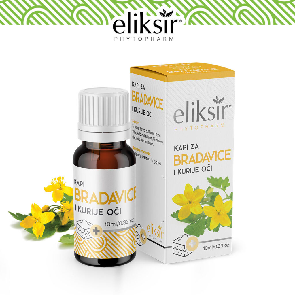 Eliksir kapi za bradavice i kurje oči 10ml - Biljna apoteka Aromatica